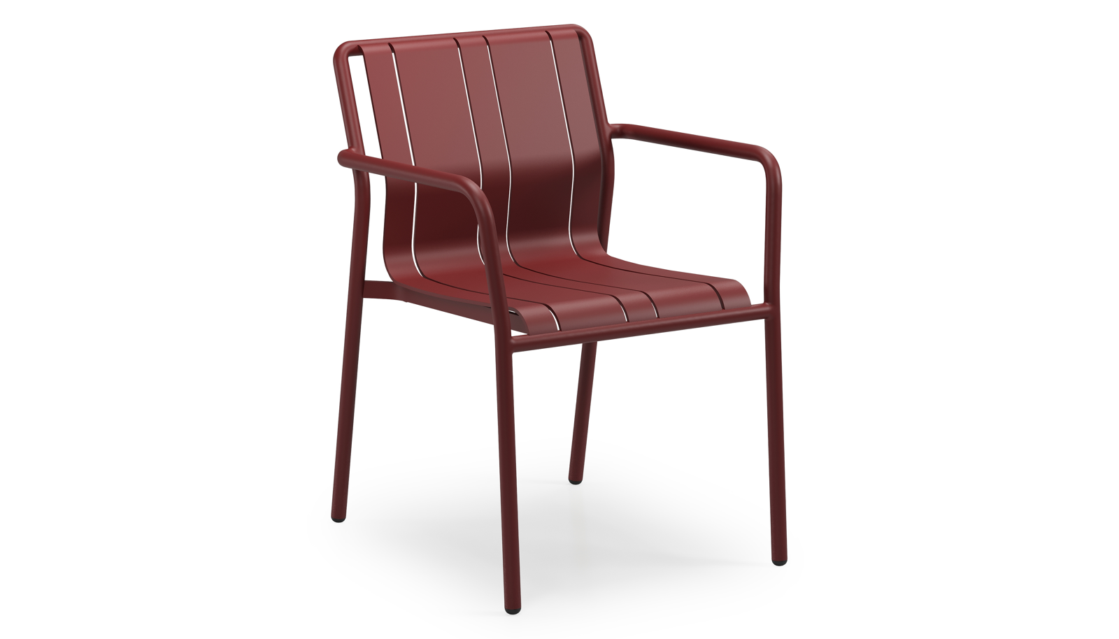 Bolito tuinstoel in ruby aluminium | Exterioo tuinmeubelen