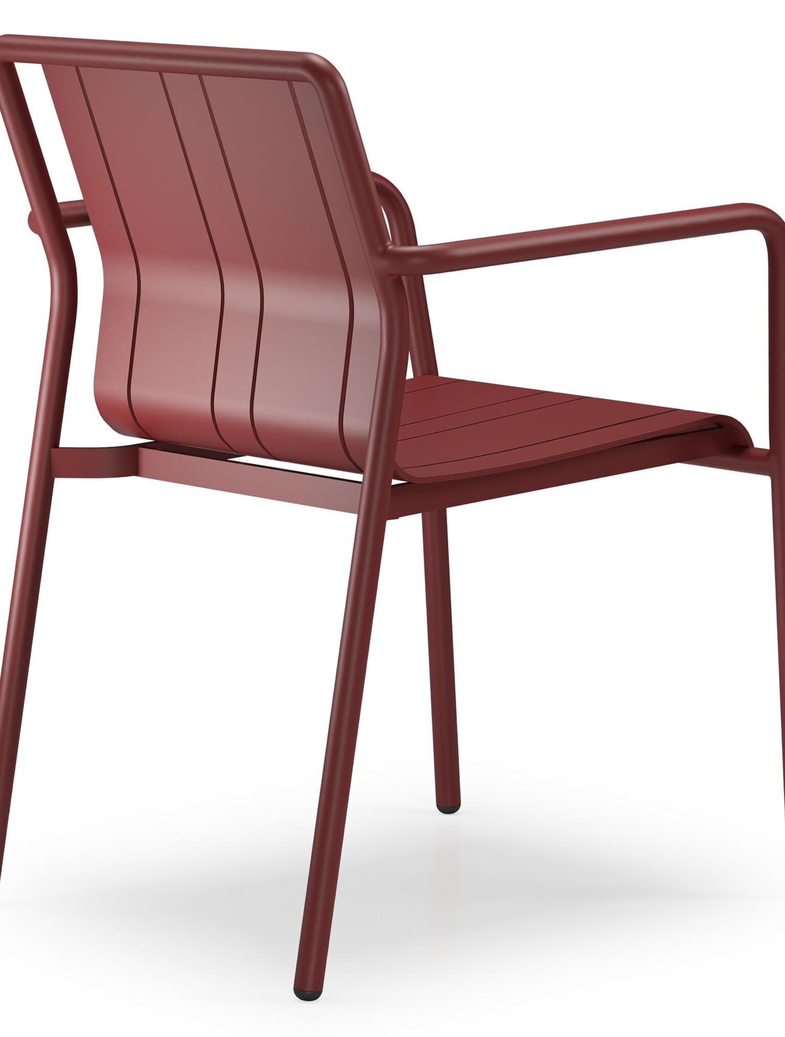 Bolito tuinstoel in ruby aluminium | Exterioo tuinmeubelen
